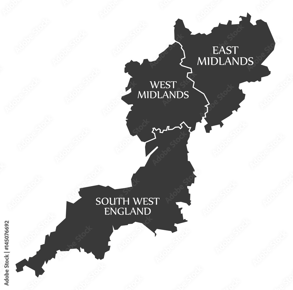 East Midlands Map