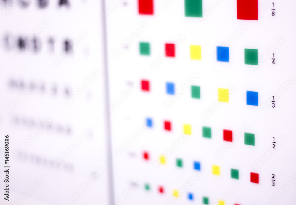Optician eye test chart Stock Photo | Adobe Stock