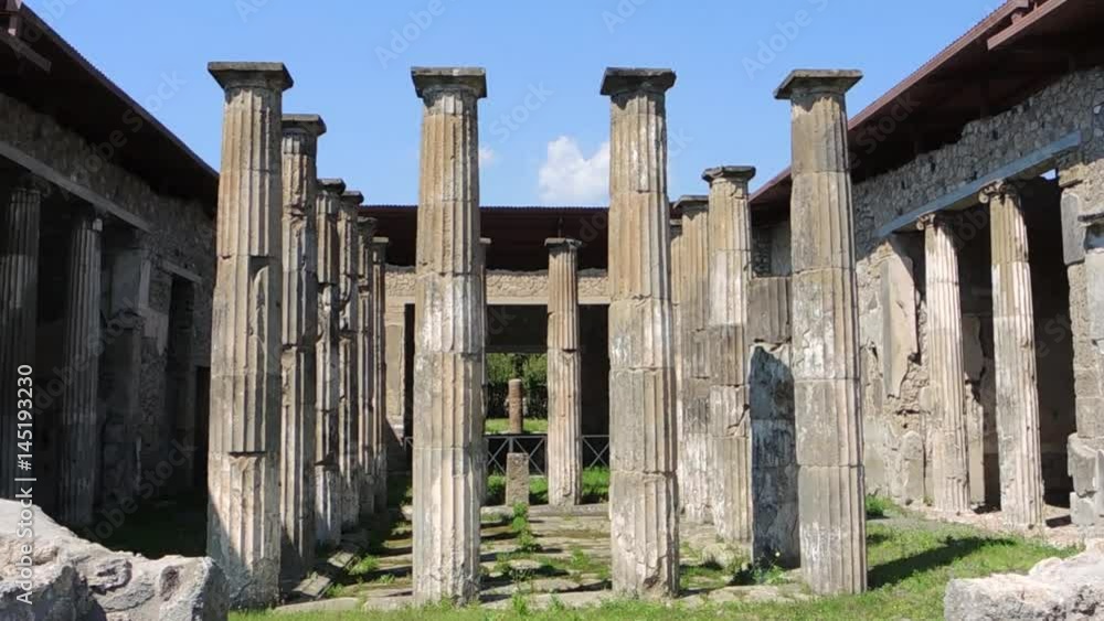 Pompei is the home of the ancient Roman ruins part of the UNESCO World ...