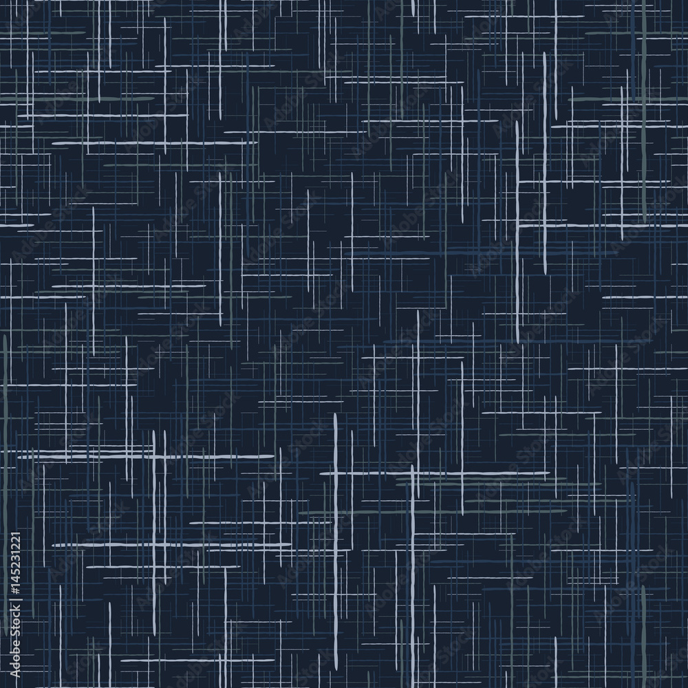 Imitation linen texture. Seamless pattern. Blue and white horizontal ...