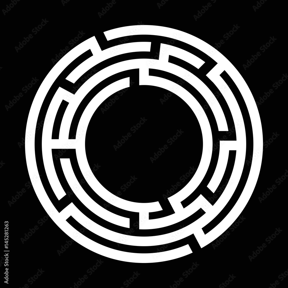 Circle Maze Wallpaper