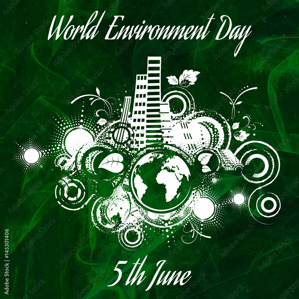 World environment day, abstract background Stock Vector | Adobe Stock