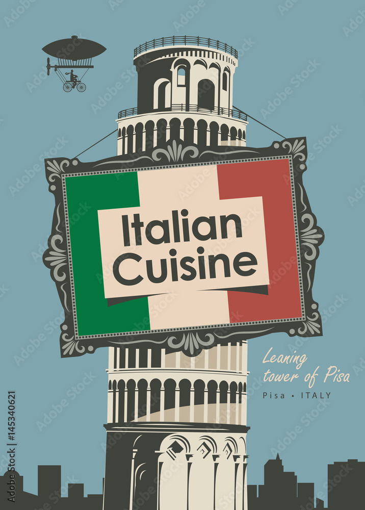 Restaurant With Italian Flag