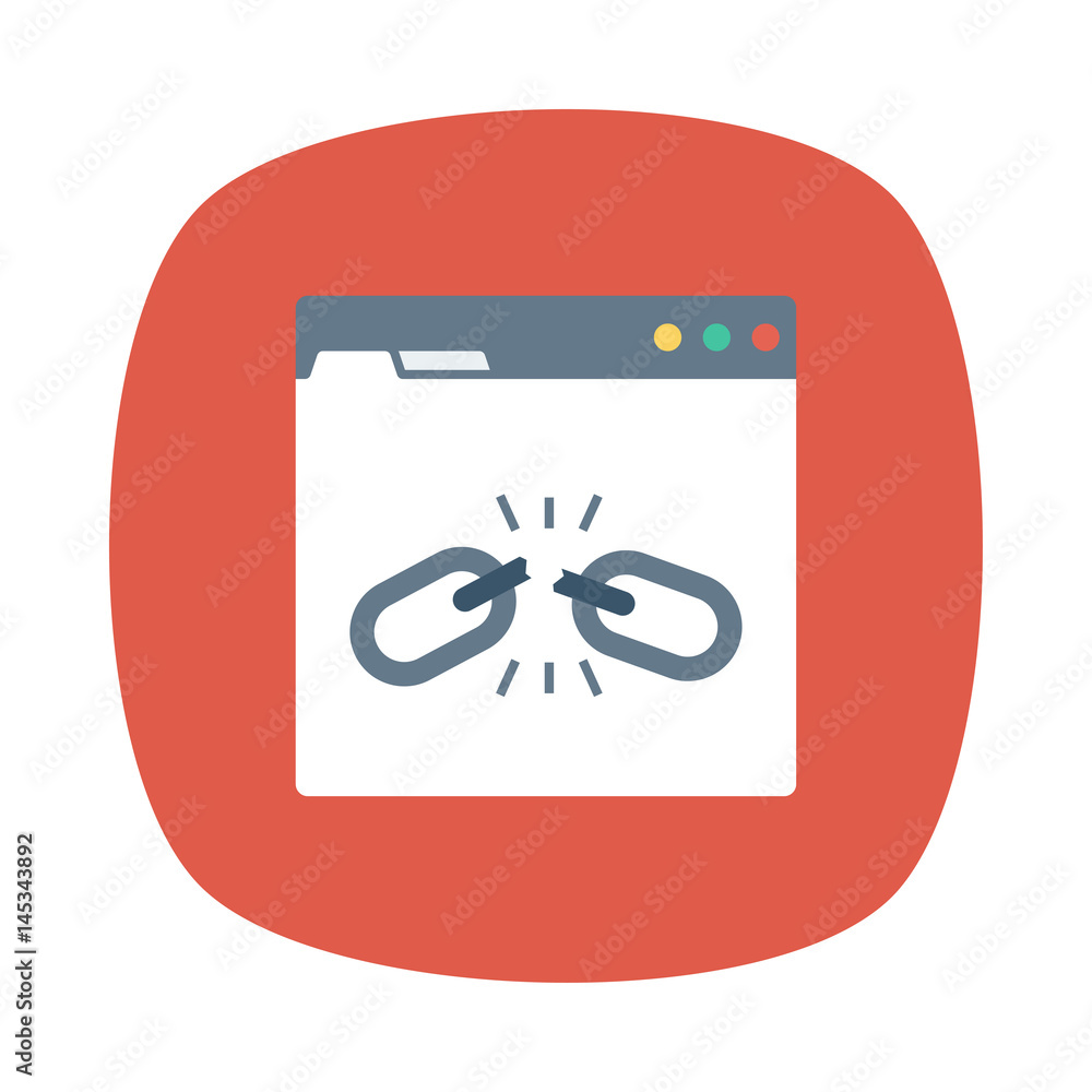 Broken chain Stock Vector | Adobe Stock