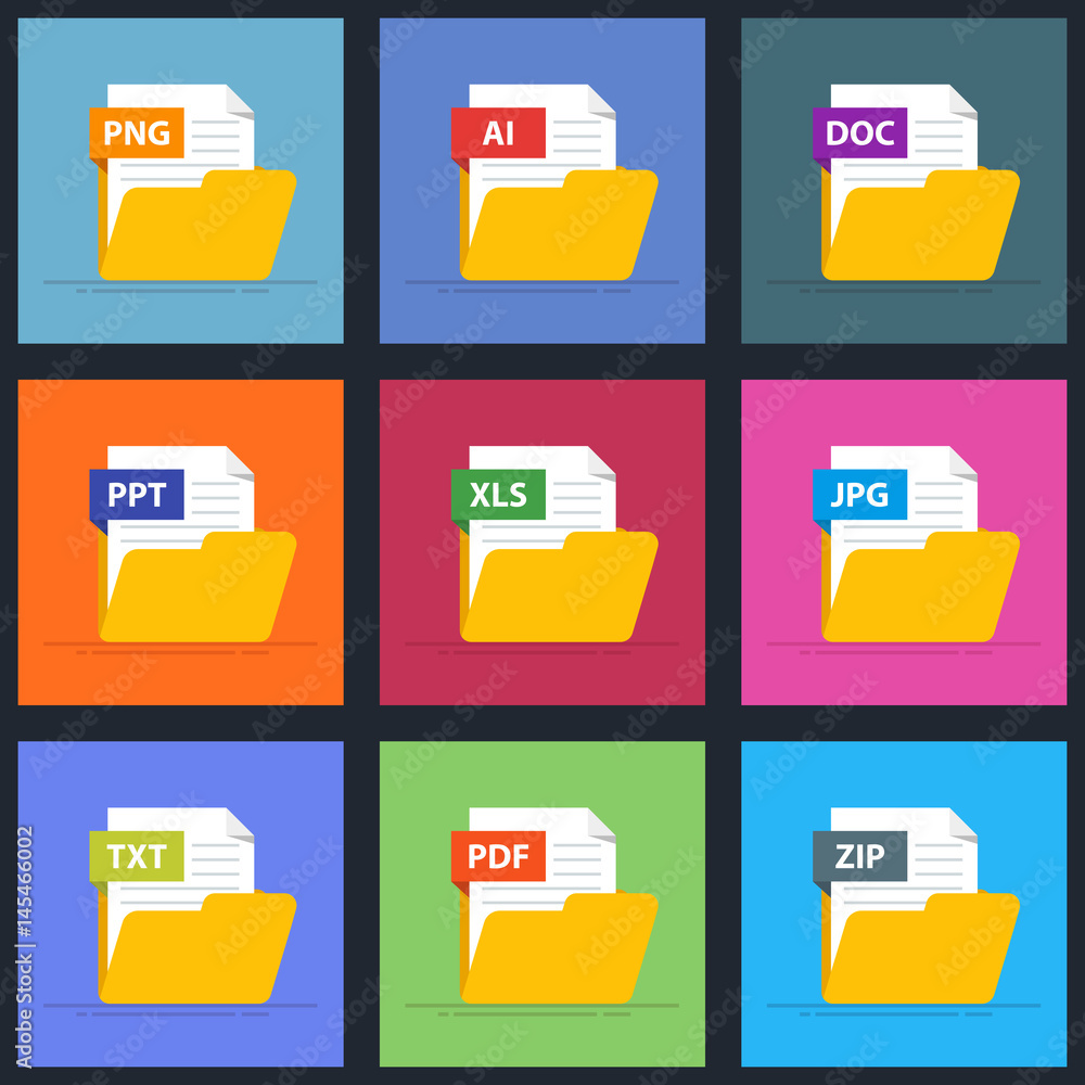 Flat Folder Icon Png