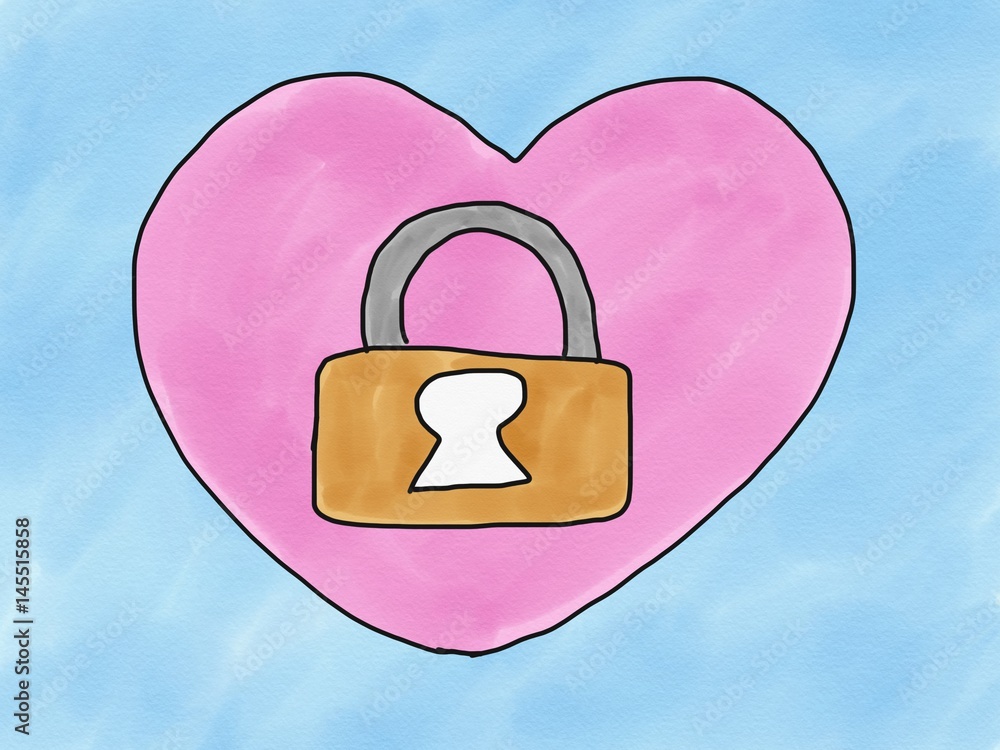 How To Draw A Heart With A Key
