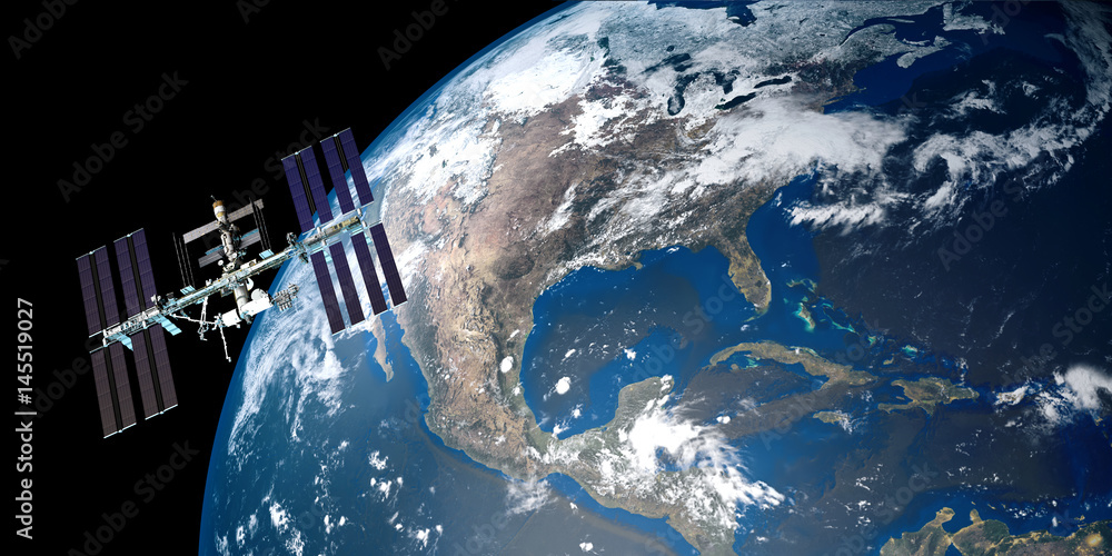 Extremely detailed and realistic high resolution 3D image of ISS ...