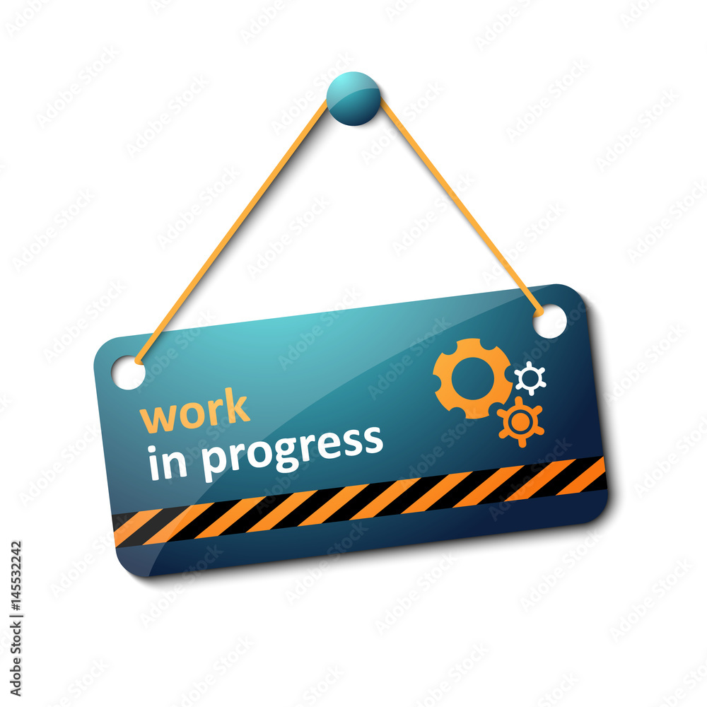 Work In Progress Sign Clip Art
