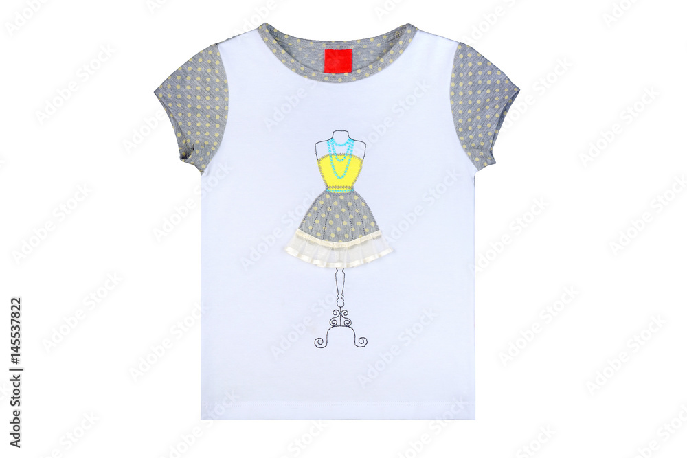 clothes for kids isolated on a white background Stock Photo | Adobe Stock