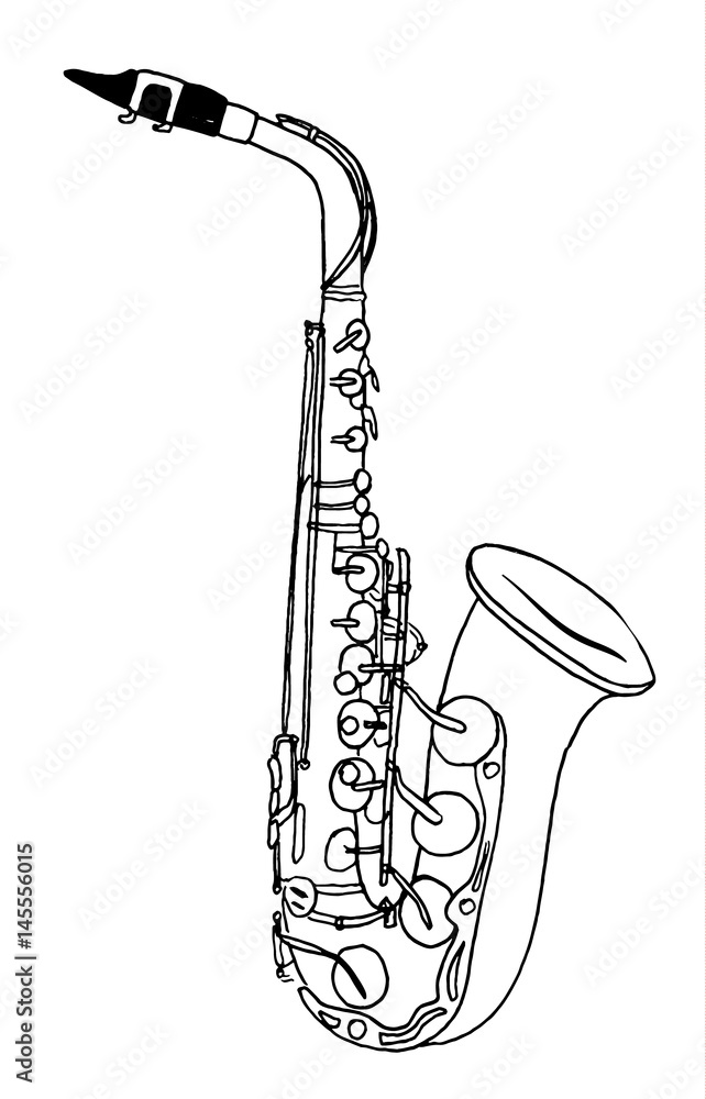 Saxophone Sketch