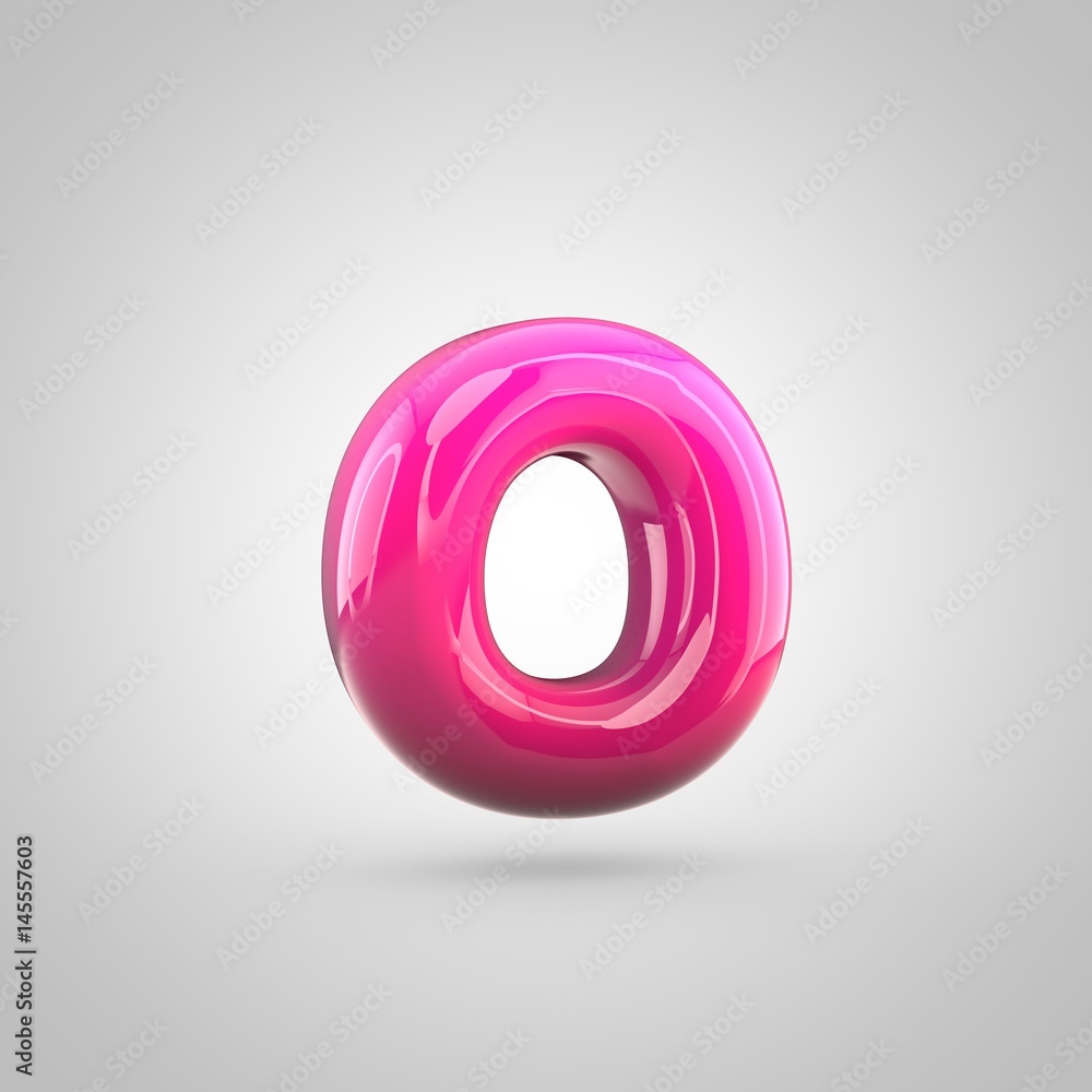 The Letter O In Pink