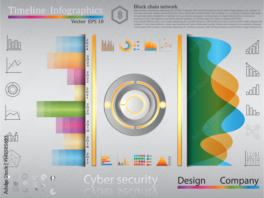 Timeline infographic, business style timeline banner. Vector. can be ...