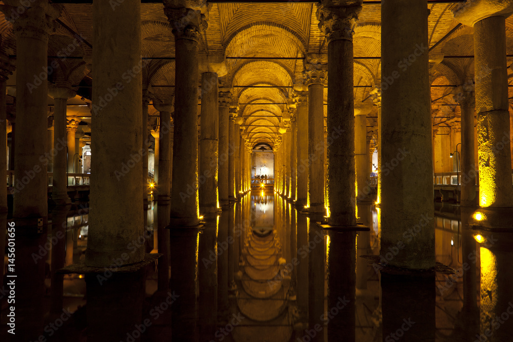 Basilica Cistern in Istanbul, Turkey Stock Photo | Adobe Stock