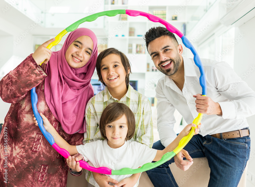 Modern Arab Family