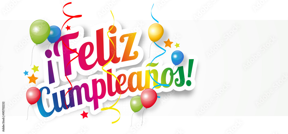 Feliz cumpleaños vector de Stock | Adobe Stock