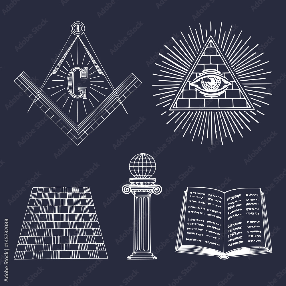 Masonic Symbols In Logos