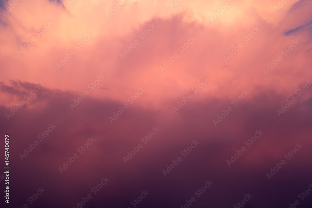 beautiful texture of sunset sky with pink clouds Stock Photo | Adobe Stock