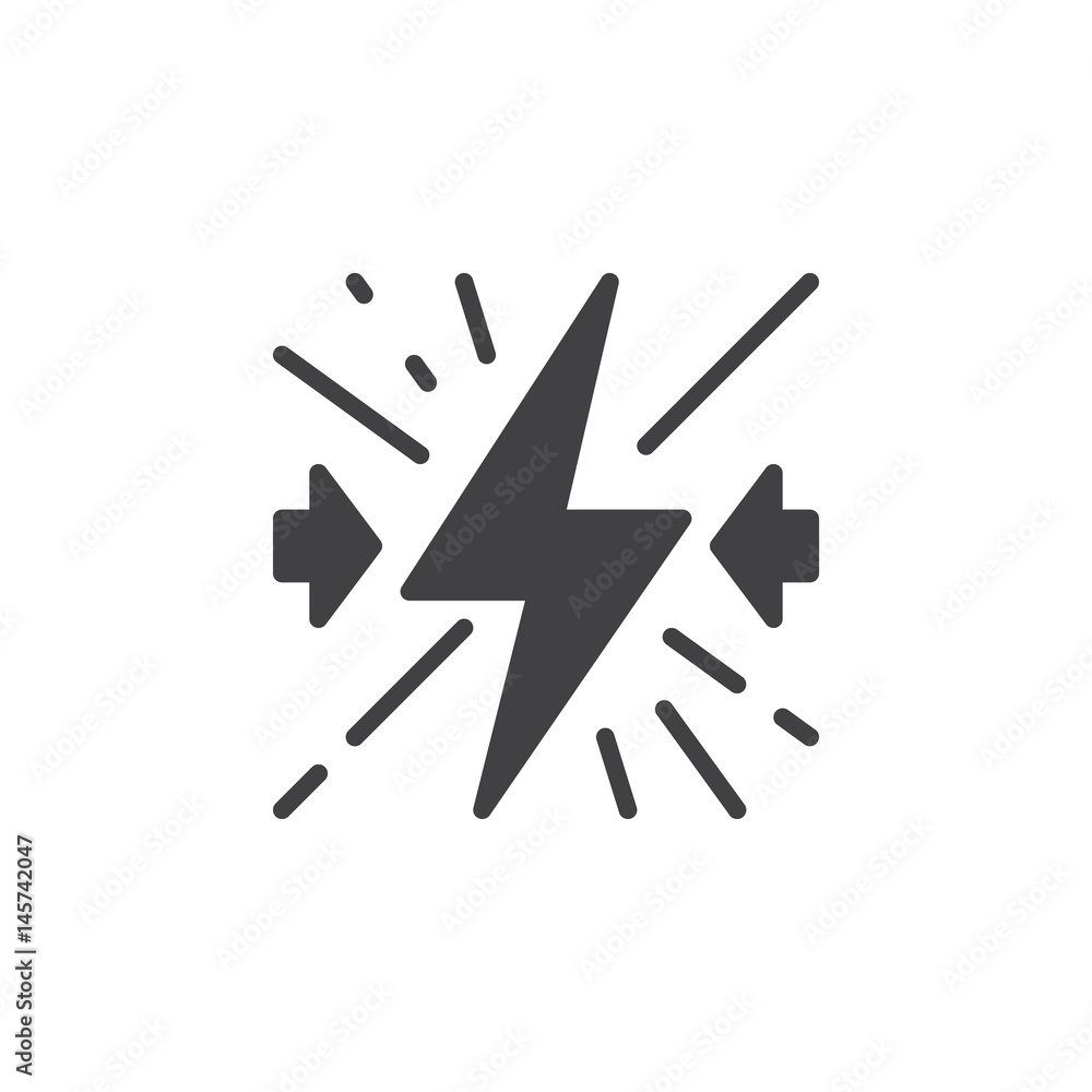 Conflict icon vector, filled flat sign, solid pictogram isolated on ...