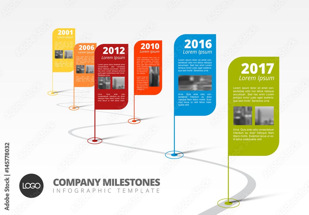 Timeline Banners Infographic Stock Template | Adobe Stock