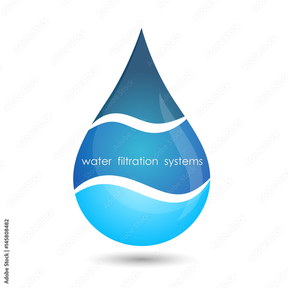Water Filtration System Symbol Stock Vector | Adobe Stock