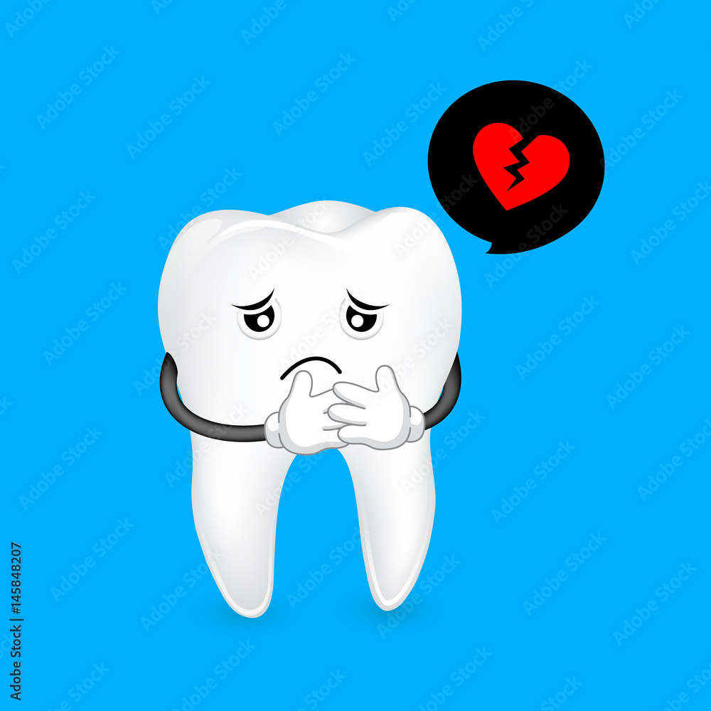 Cute Broken Heart Cartoon
