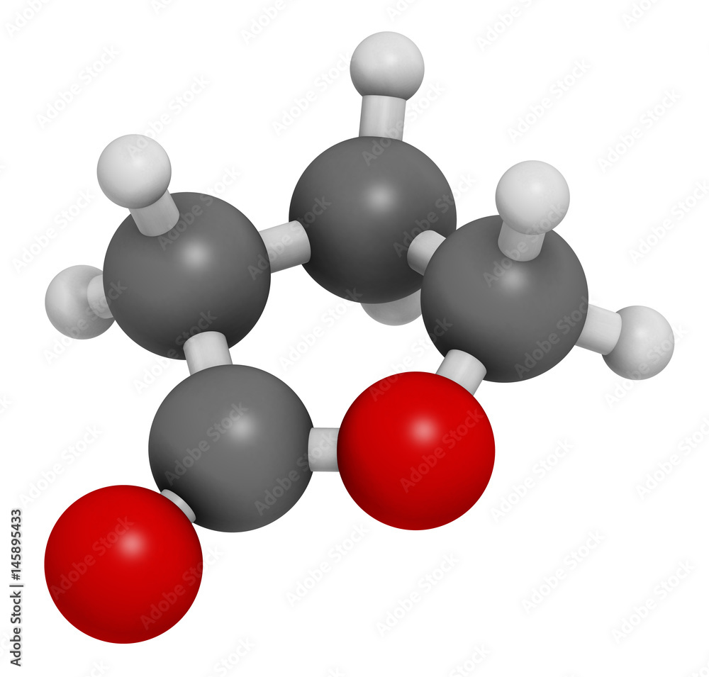Gamma-butyrolactone (GBL) solvent molecule. Used as prodrug form of GHB ...