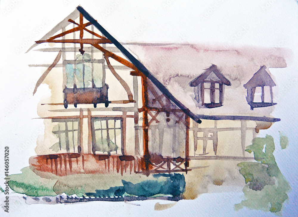 German House Drawings