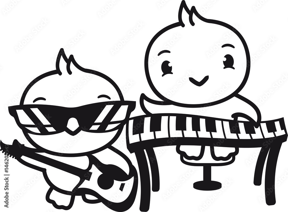 klavier keyboard tasten heavy metal band hard rock elektro gitarre ...