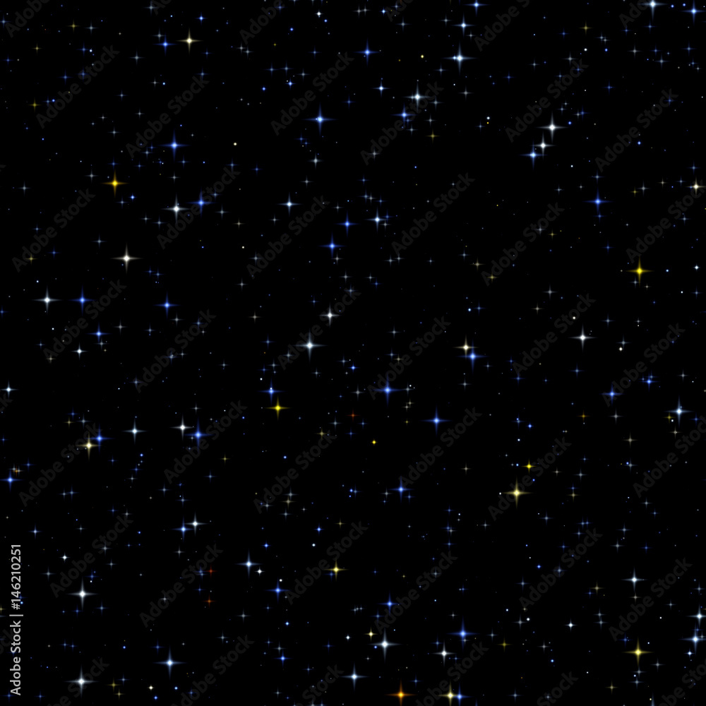 seamless stars background Stock Illustration | Adobe Stock