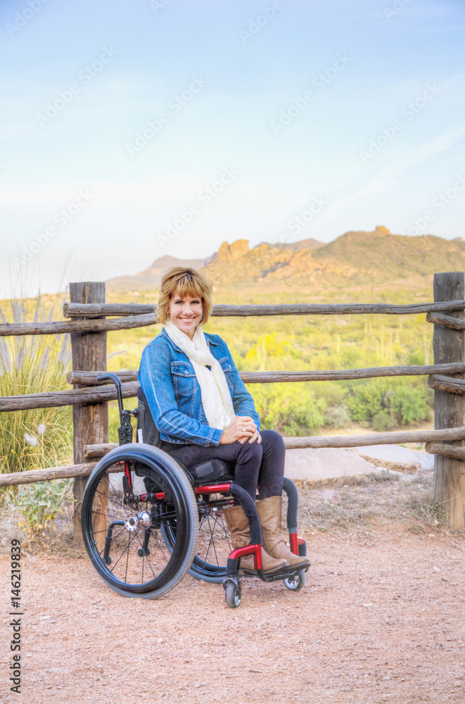 Paraplegic Woman