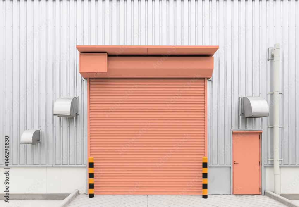 Roller door or roller shutter. Also called security door or security ...