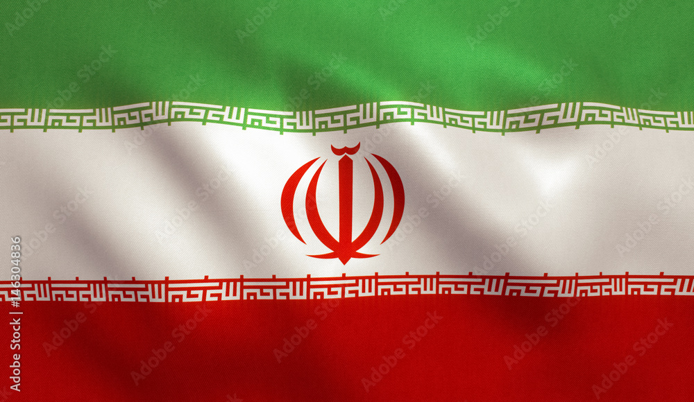 Iran Flag Stock Photo | Adobe Stock