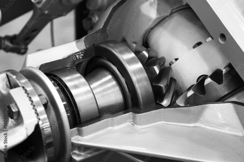 Automotive axial differential cut section. Stock Photo | Adobe Stock