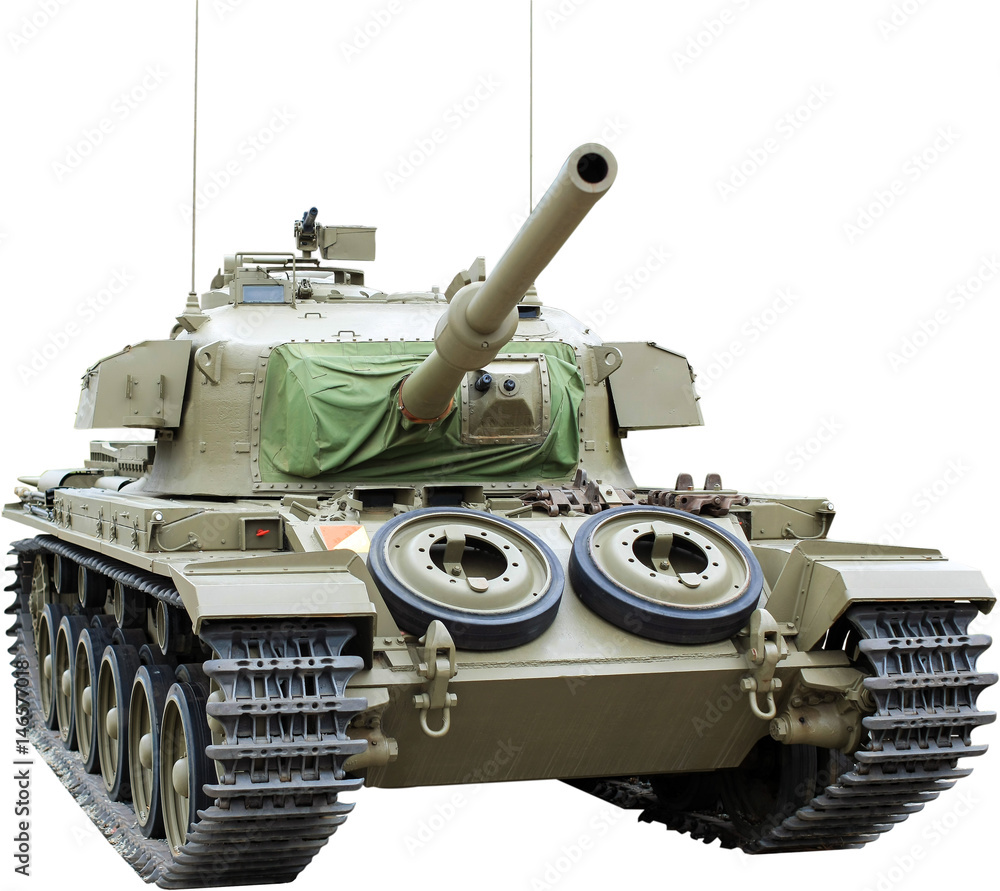 Poster Centurion Tank from Vietnam War, isolated on white – Wall Art ...