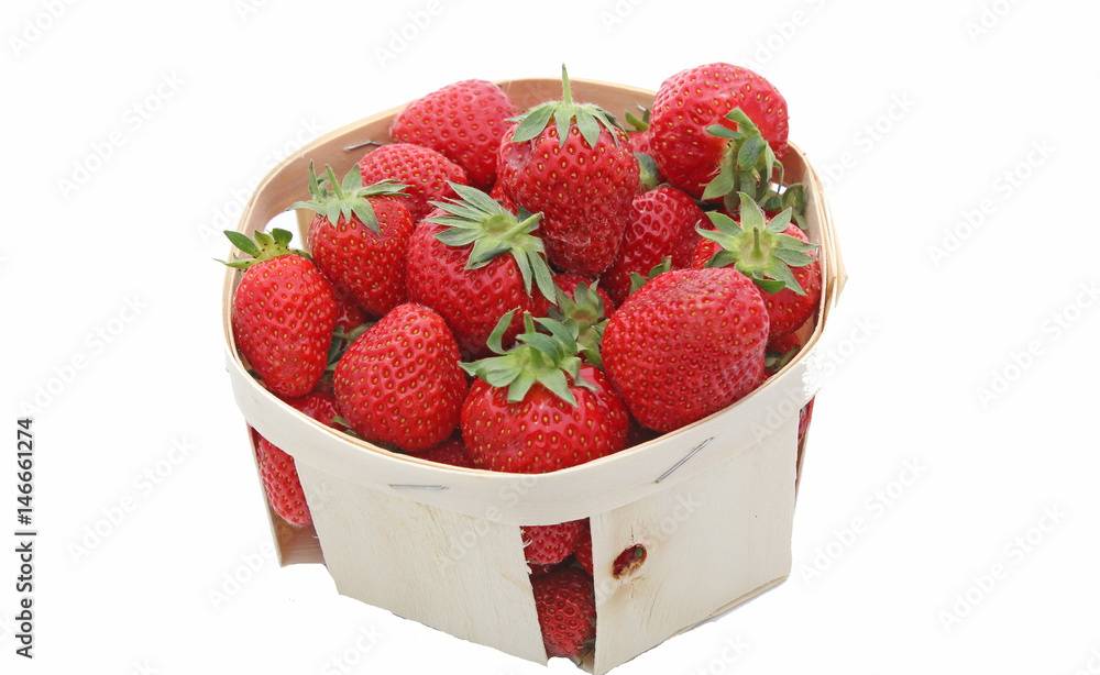 Foto Stock barquette de fraises | Adobe Stock