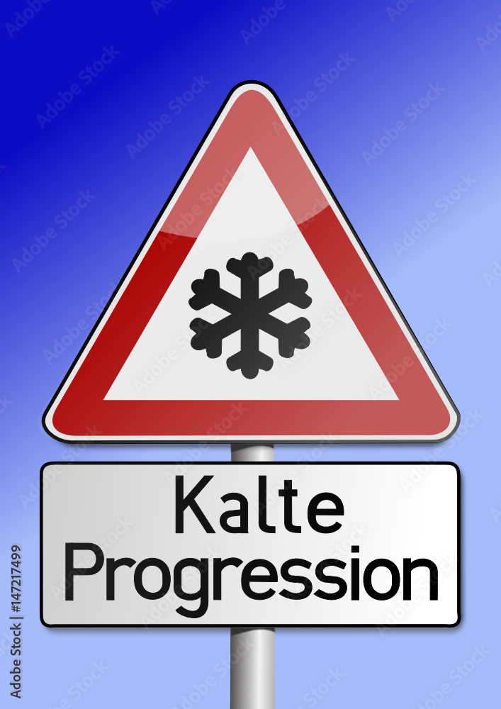 kalte Progression Stock-Vektorgrafik | Adobe Stock