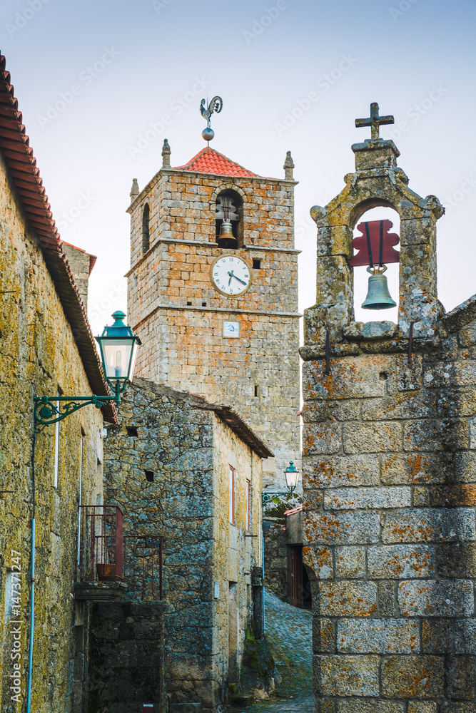 Tower of Torre de Luciano in the Monsanto, is a small unique medieval ...