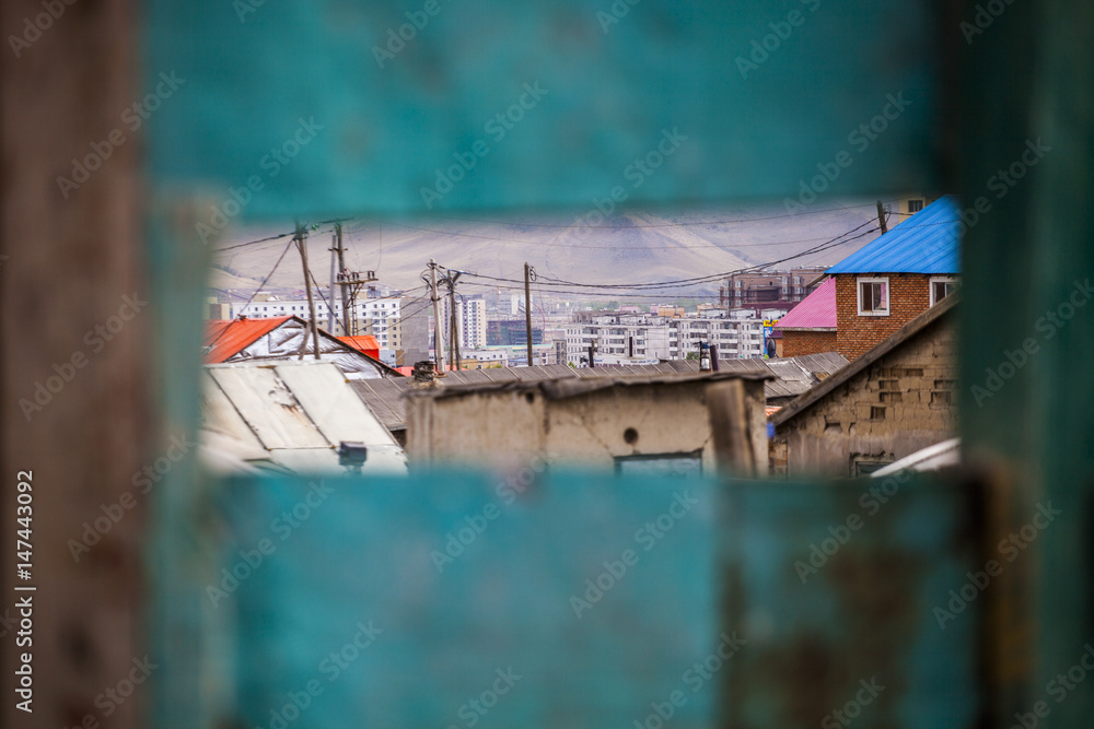 Ulaanbaatar Mongolia Slums Stock Photo | Adobe Stock