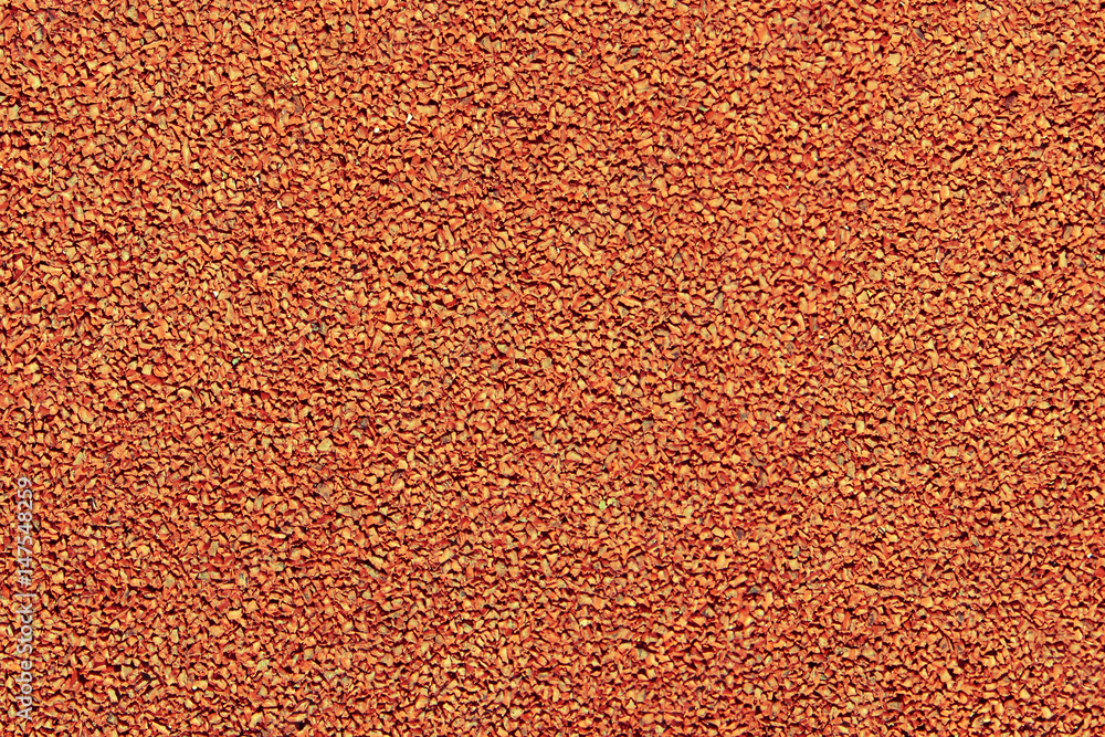 The Texture of a rubber crumb rubber asphalt is used in stadiums for ...