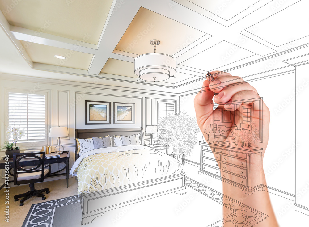 Gradation Design In A Room