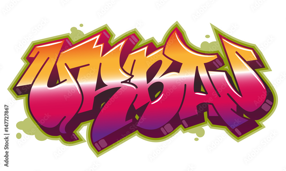 The Word Style In Graffiti