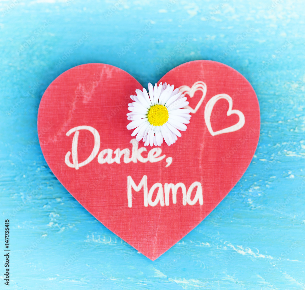 Foto de Danke Mama do Stock | Adobe Stock