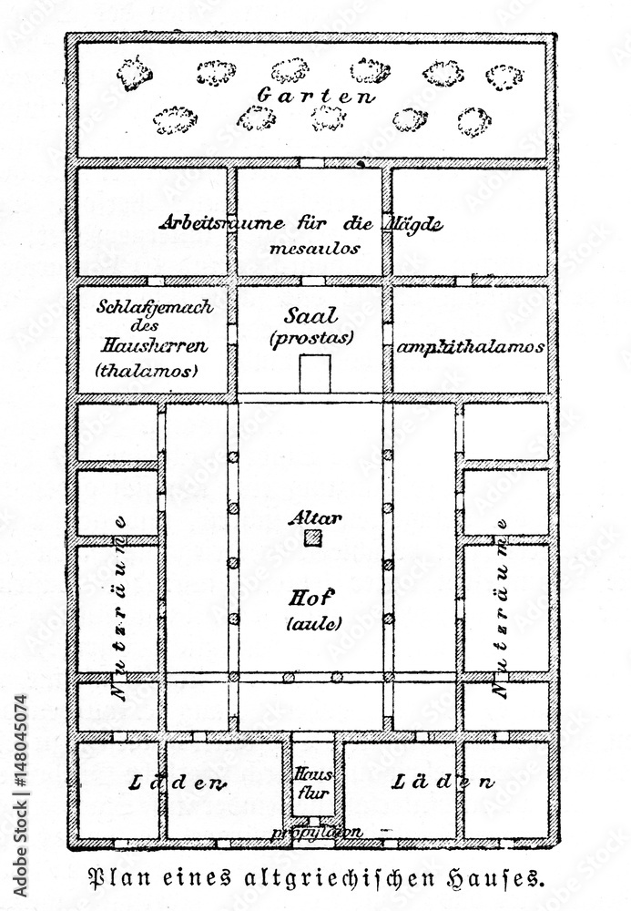 2d Greek House Model