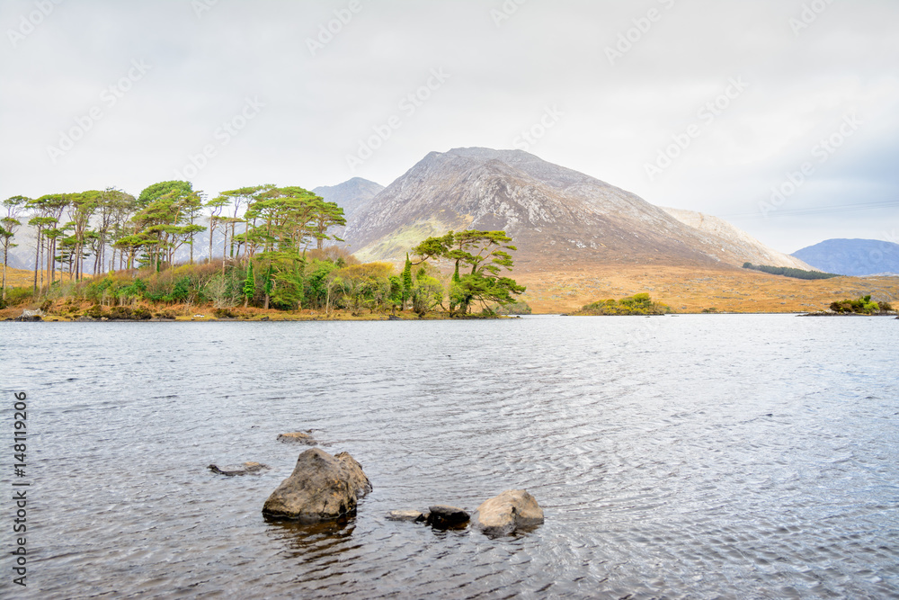 amazing landscape of connemara national park, Ireland Stock-Foto ...