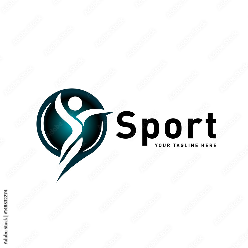 sport logo Stock Vector | Adobe Stock