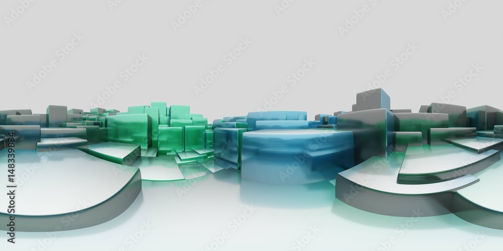 Environment map. HDRI map. Equirectangular projection. Spherical ...