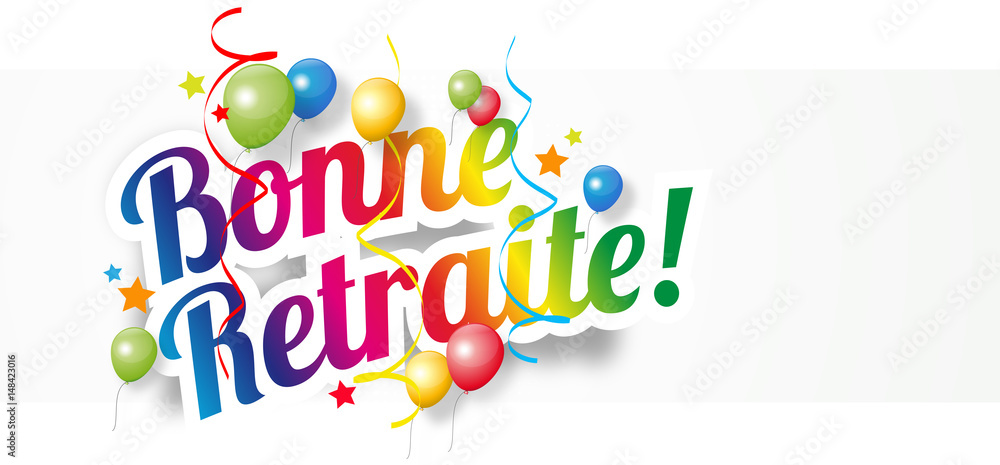Bonne retraite Stock Vector | Adobe Stock