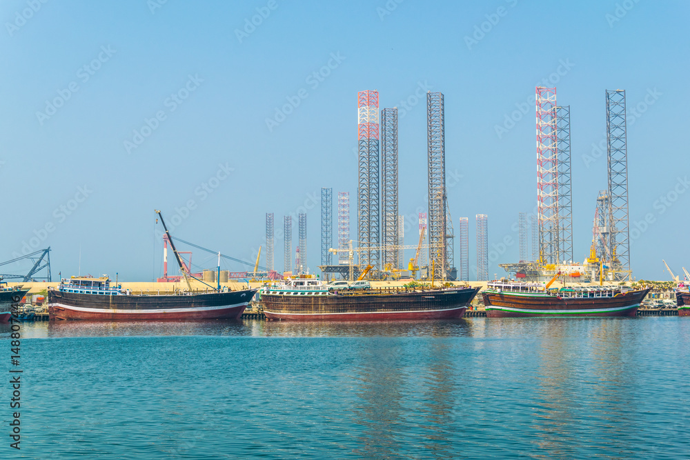 View of the port Khalid in Sharjah, UAE Photos | Adobe Stock