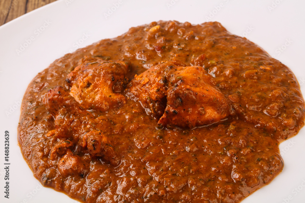 Masala chicken Stock Photo | Adobe Stock