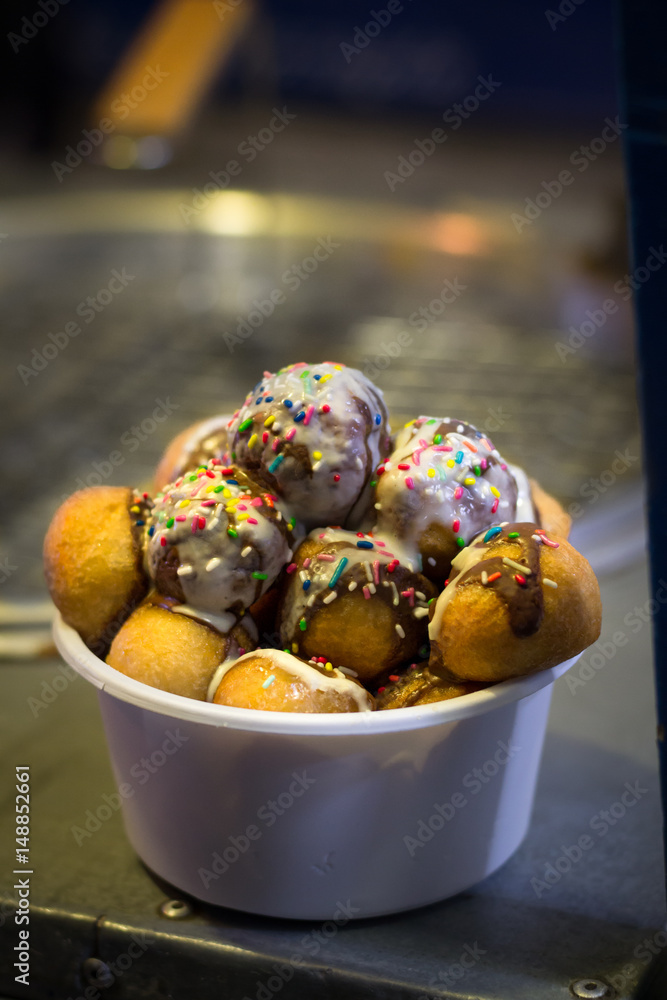 Commons. Lukumades . photo of Lukumades. Preparation of Lukumades ...